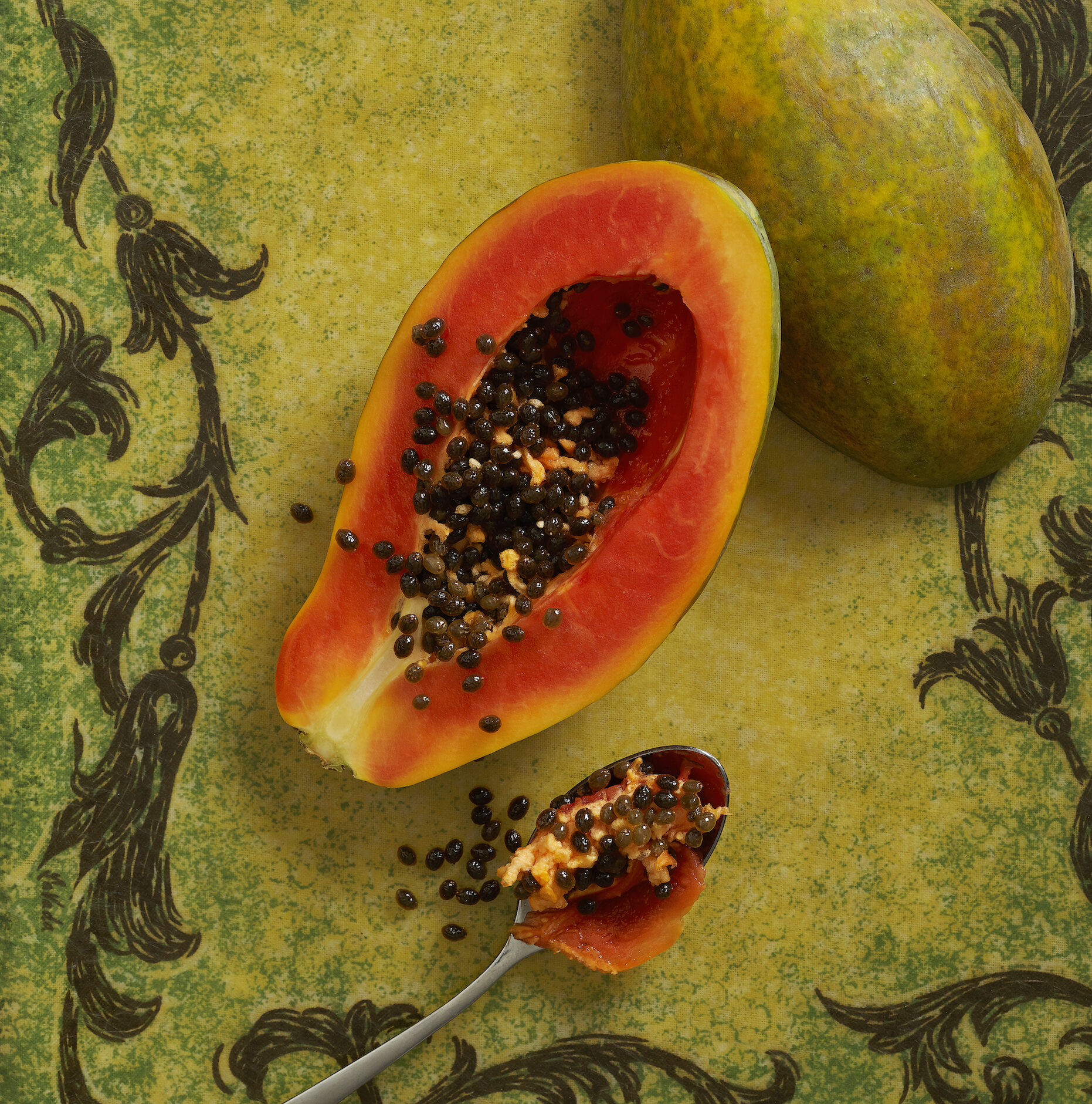 Papaya Seed Salad Dressing Recipe The Zero Waste Kitchen papaya-seed-salad-dressing-recipe-the-zero-waste-kitchen